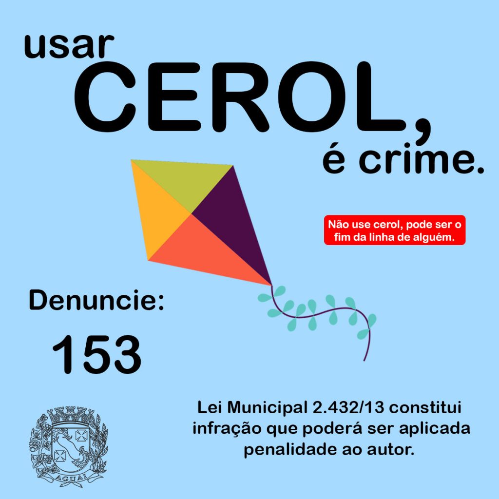 Uso de Cerol é proibido - Prefeitura Municipal de Aguaí